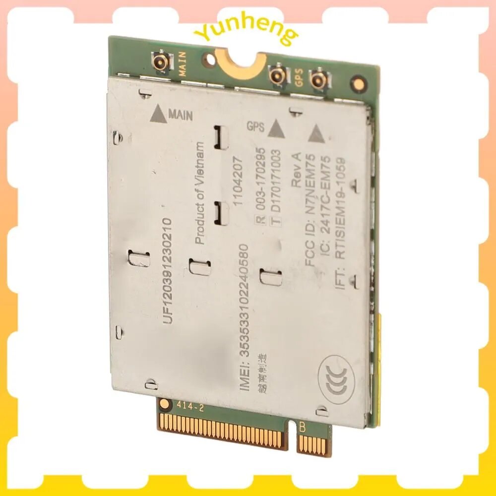 4G LTE Модуль, Модуль Сети PCI Express M.2 для Ноутбуков с Глобальным Покрытием