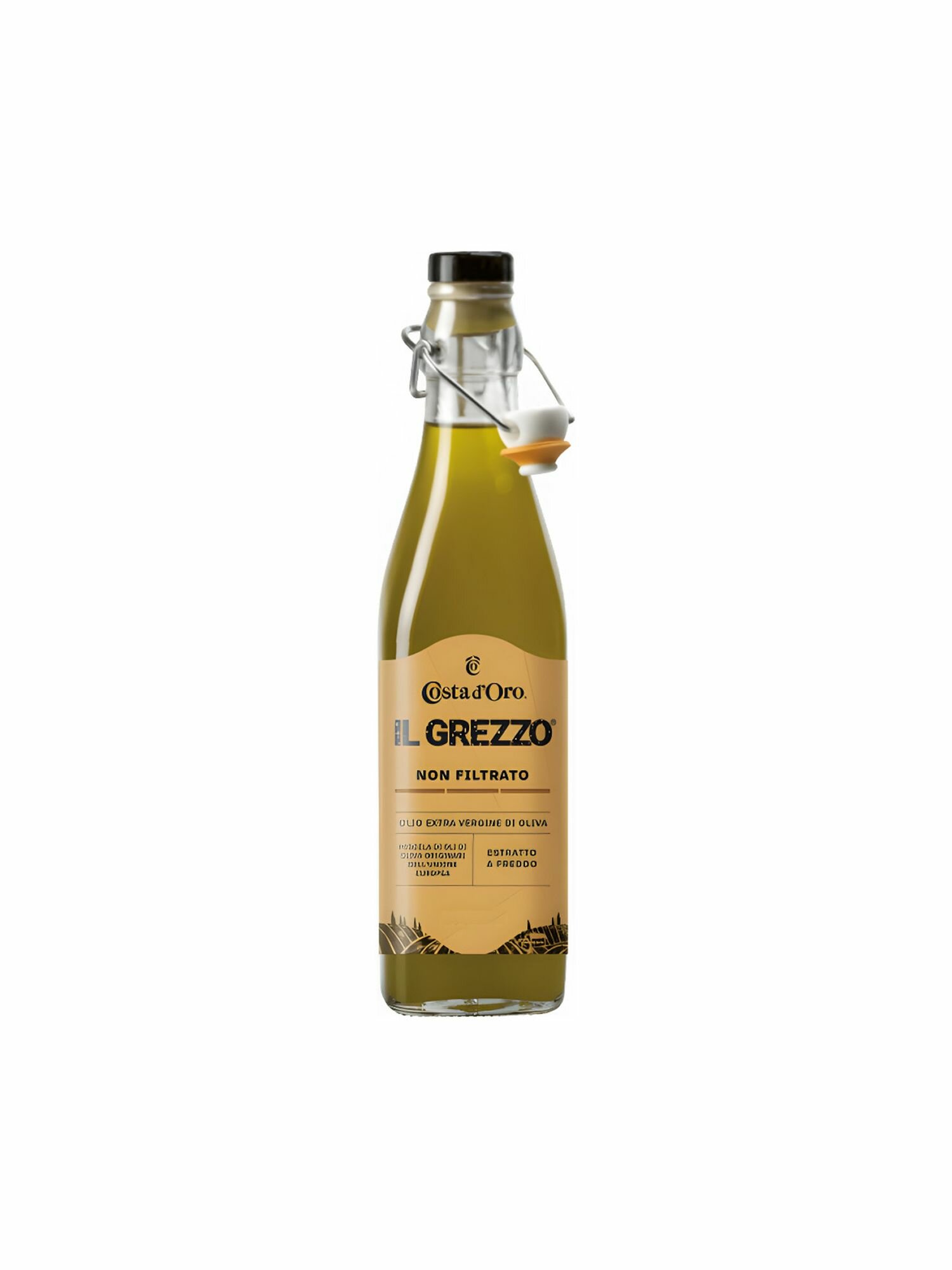Масло оливковое Costa d'Oro Il Grezzo Extra Virgin нерафинированное, 500мл