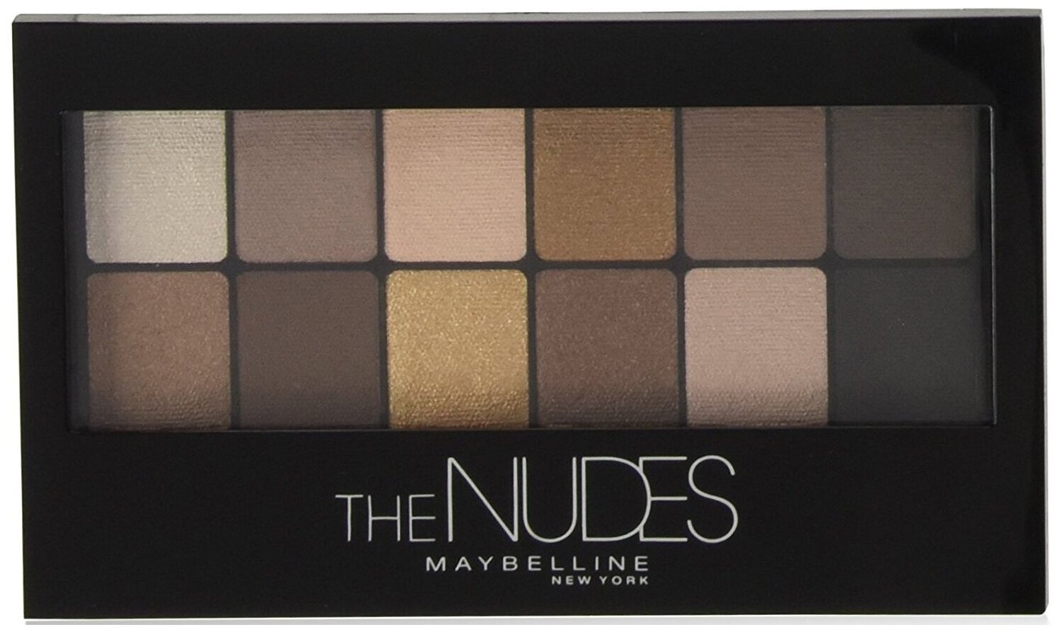 Maybelline New York Палетка теней для век "Nudes", натуральные оттенки, 9,6 г