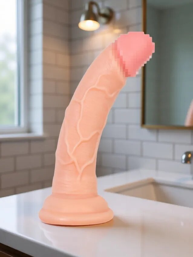 Реалистичный фаллоимитатор Toy Joy телесный, на присоске, 15,5 см