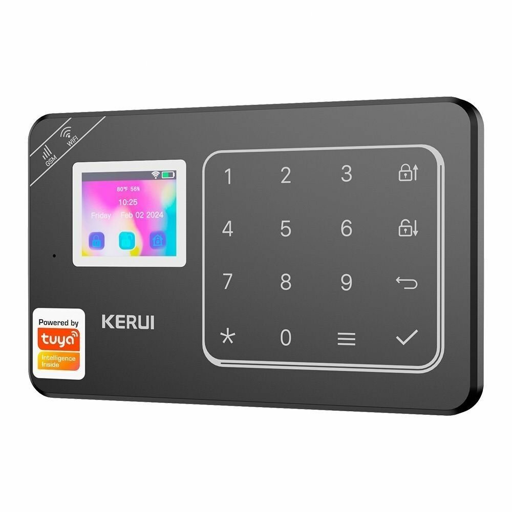 Инновационная охранная система KERUI W181 с GSM и WiFi, премиум панель управления для умного дома питается от сети