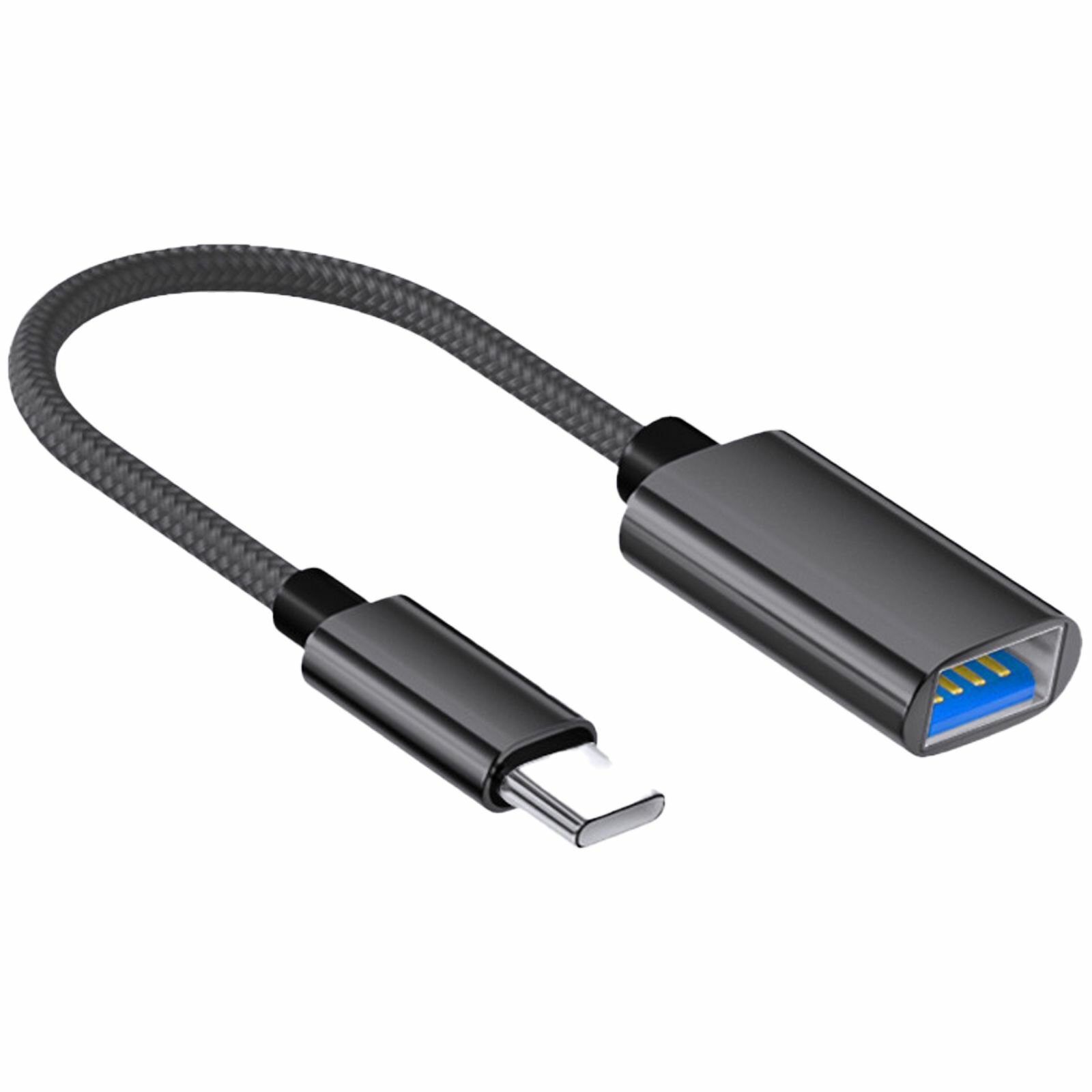 Переходник Type C Male - USB Female OTG для кардридера и геймпада