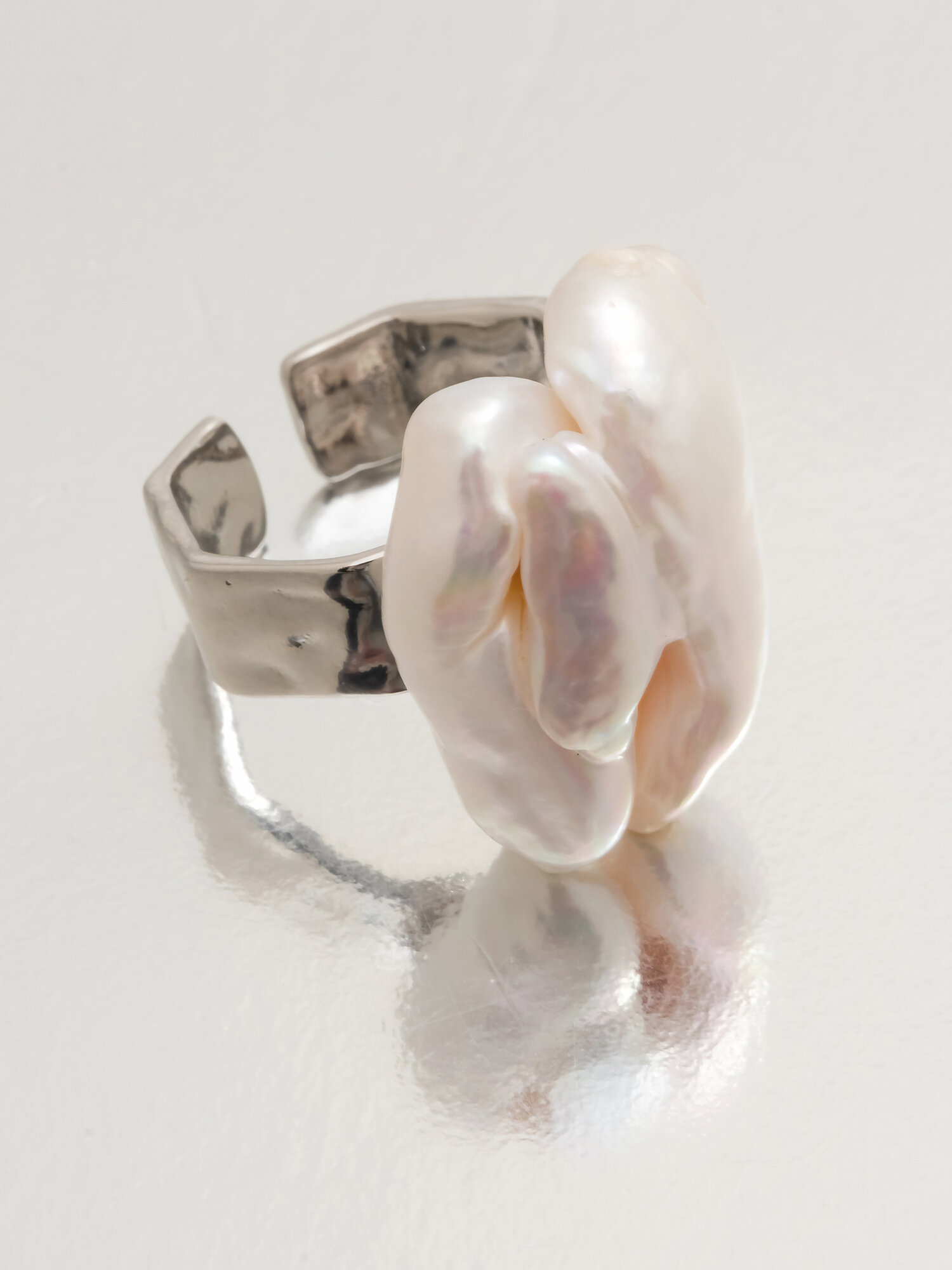 Кольцо-кулон, жемчуг культивированный