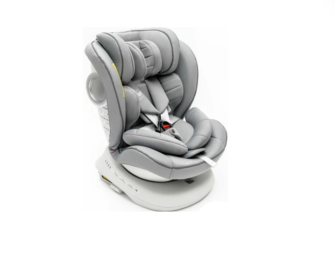 Автокресло детское AmaroBaby CHAMPION серый (AMARO-2008CH-Se)