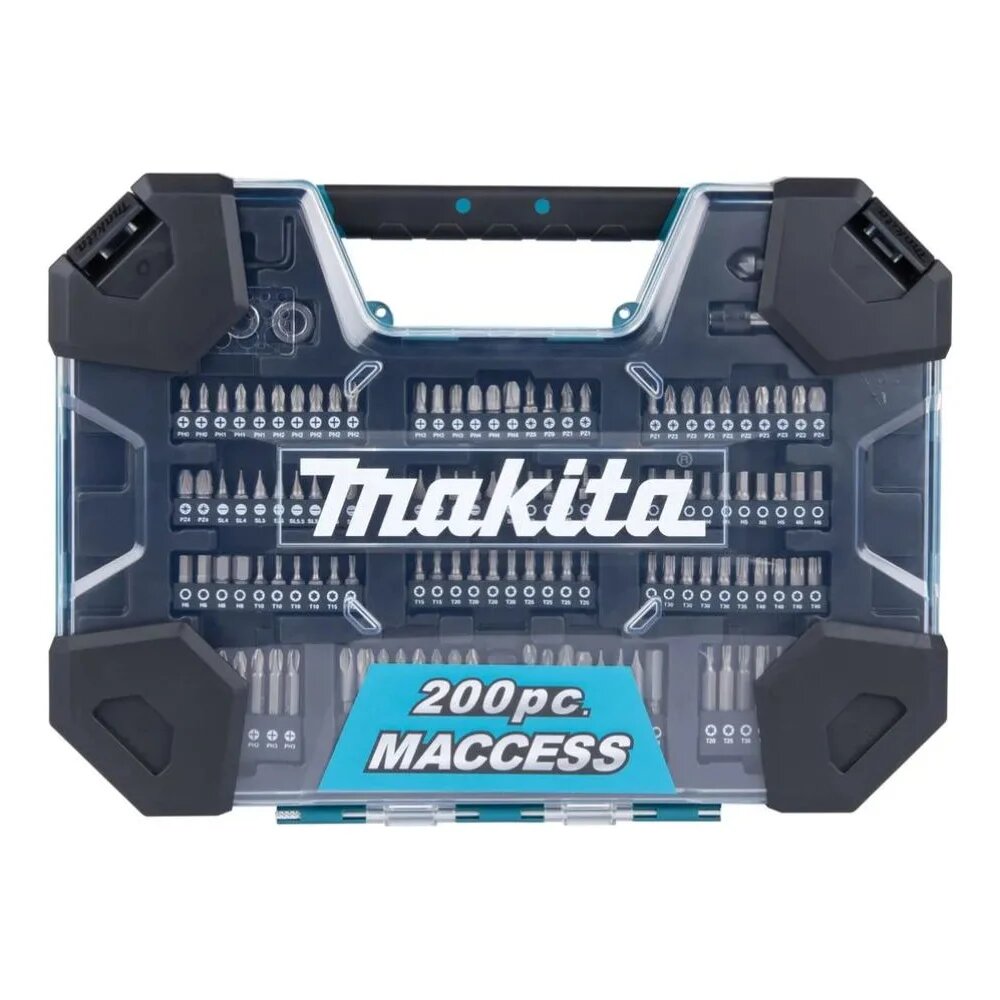 Набор сверл Makita E-22610, 200 шт, для металла, дерева, камня