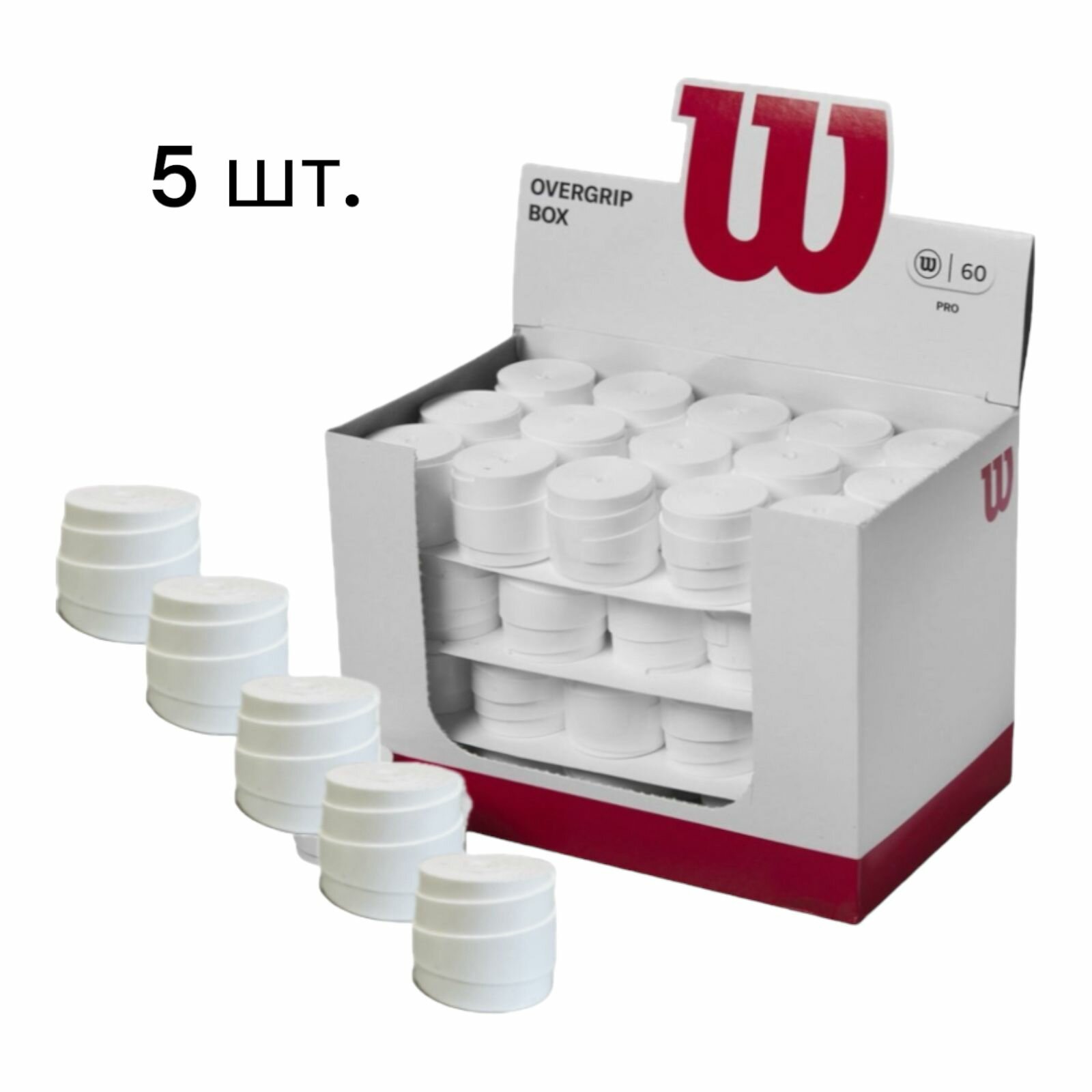 Намотка верхняя Wilson PRO Comfort 5Р Белый (Из коробки)