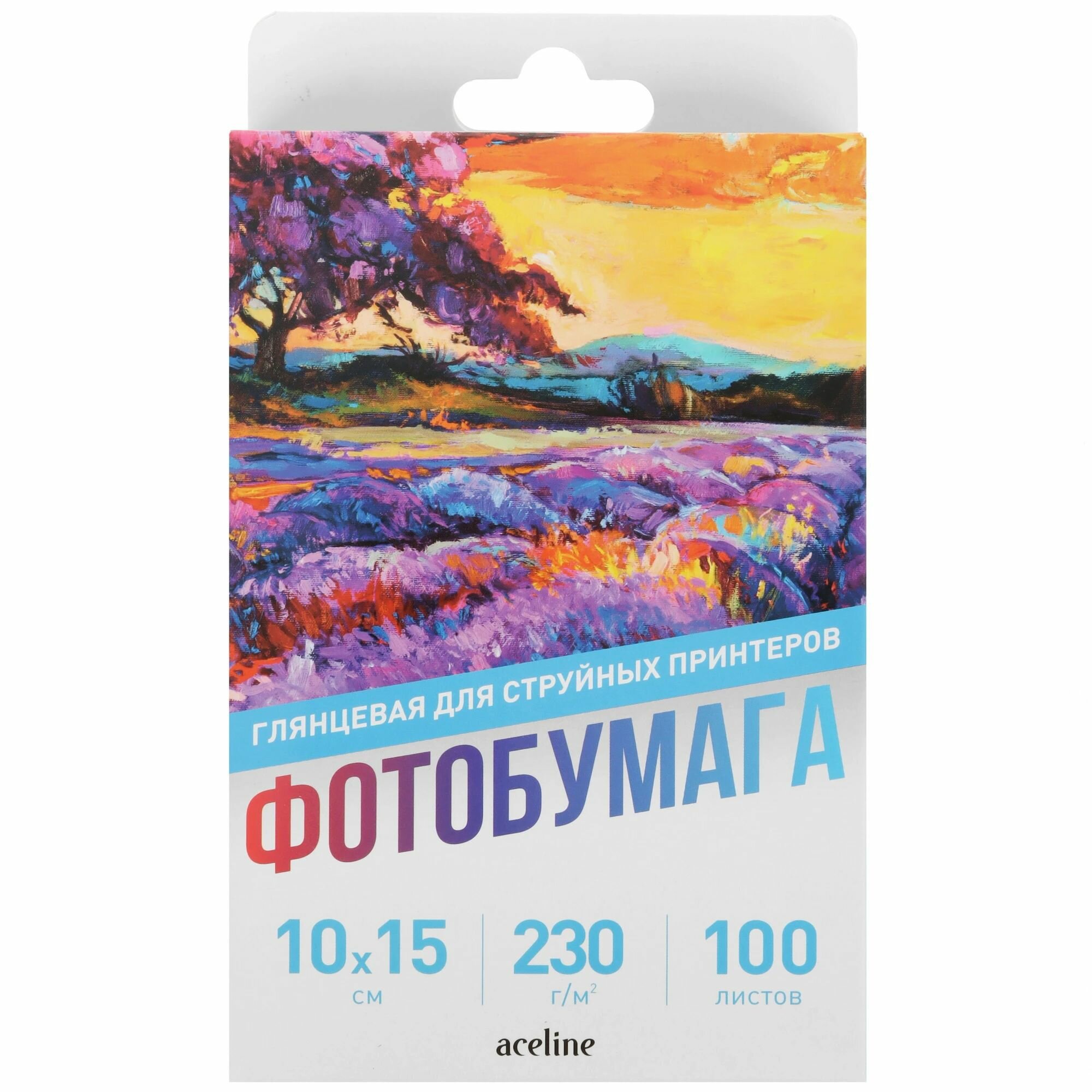 Фотобумага Glossy 100 x 150 мм, 230 г/м , 100 л. покрытие-глянцевое