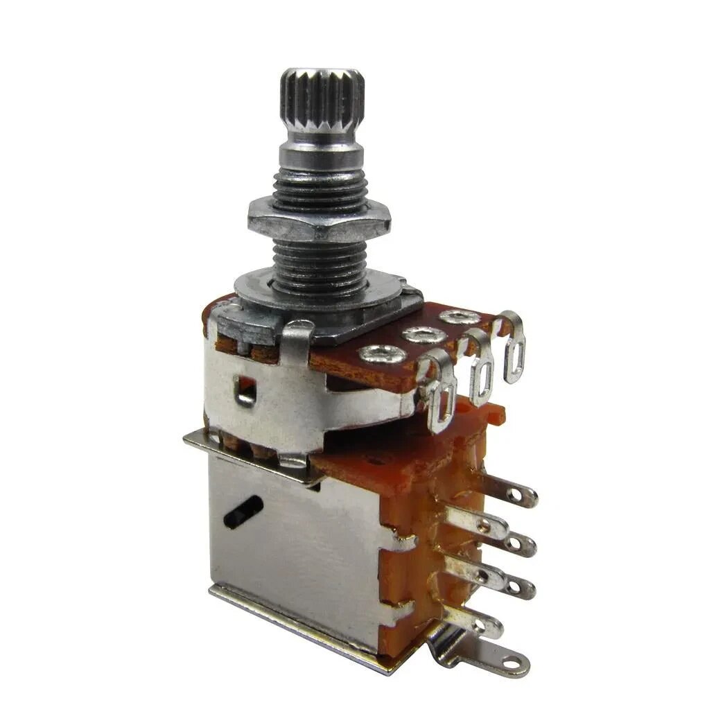 Потенциометр для гитары FLEOR M00046-8 Push-Pull B250k