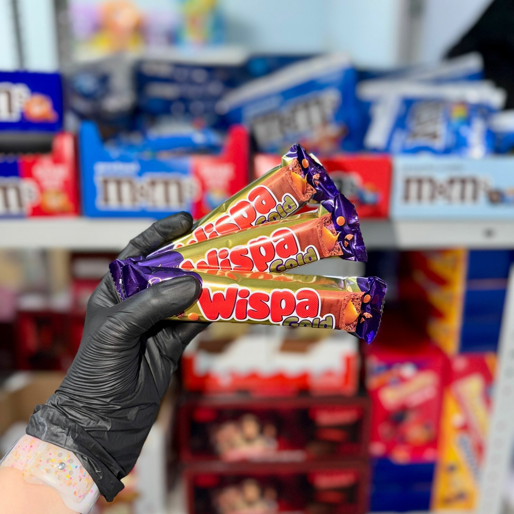 Шоколадный батончик Carbury Wispa GOLD/Кэдбери Виспа Голд, 3х48 гр.