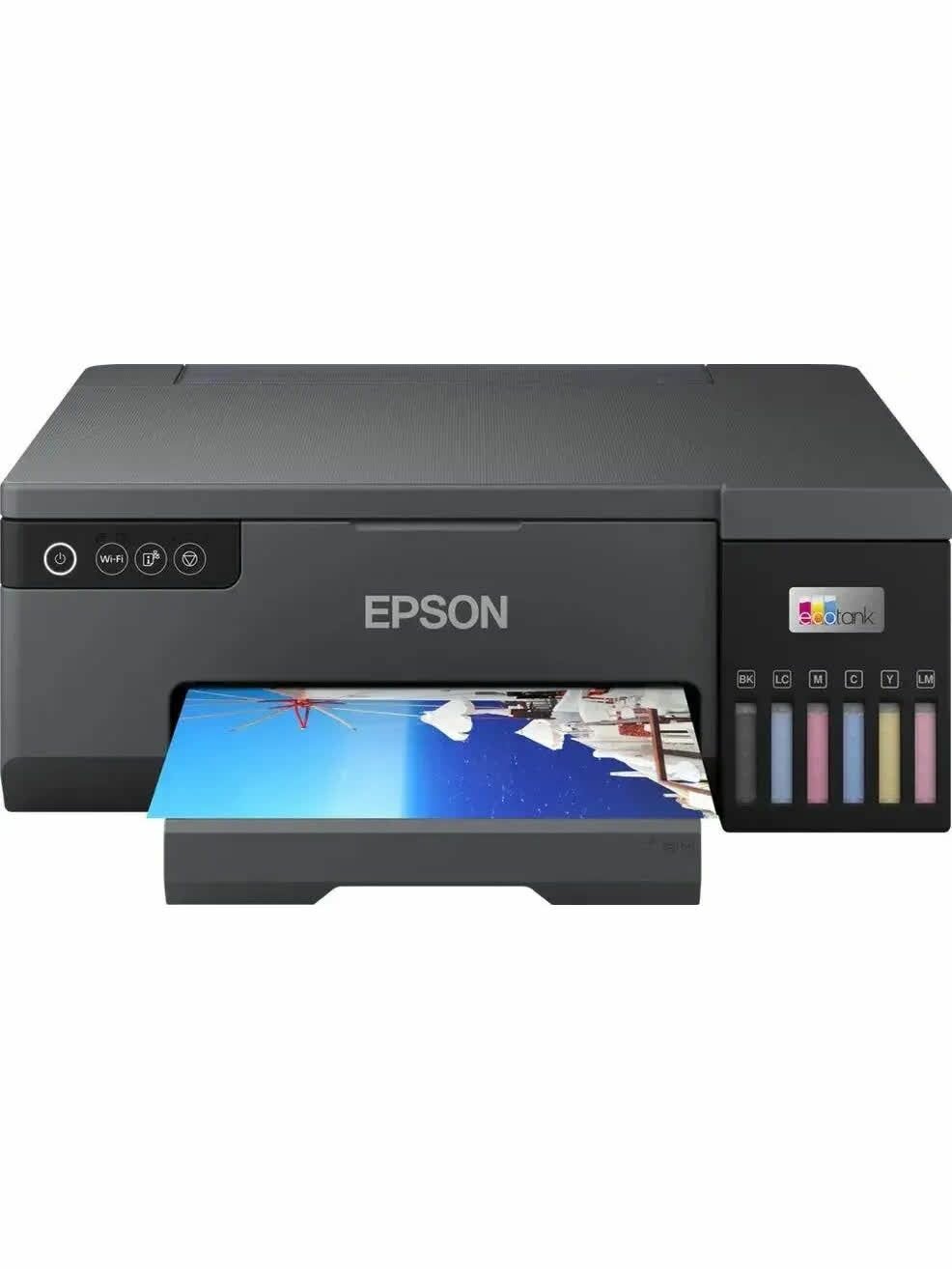 Принтер струйный Epson EcoTank L8050 черный (C11CK37504)