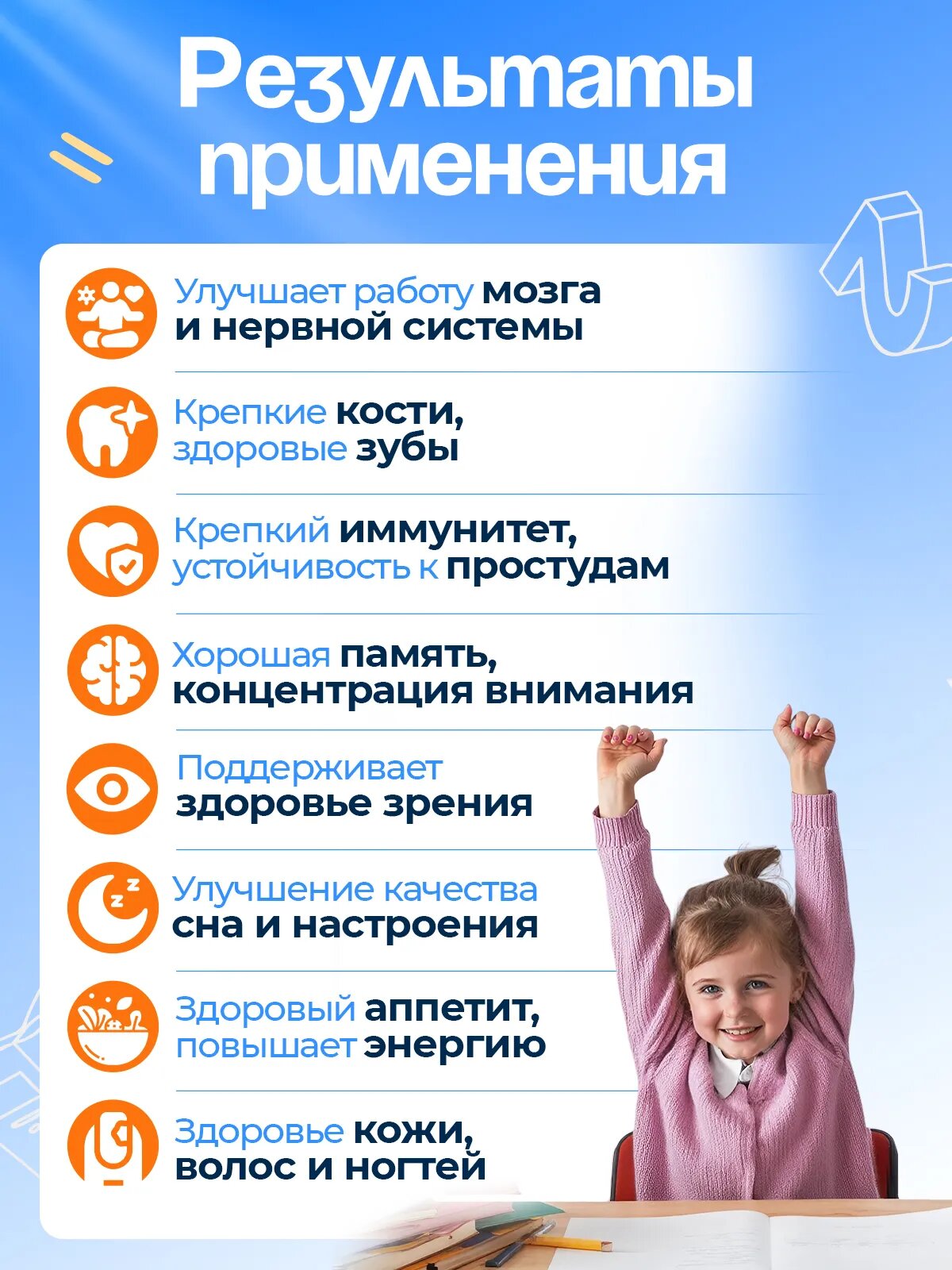 UNIECO Мультивитамины для детей, детские витамины для школьников, 120 капсул — фото 1