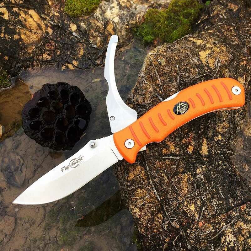 Складной охотничий нож с двумя лезвиями Outdoor Edge Flip n' Blaze
