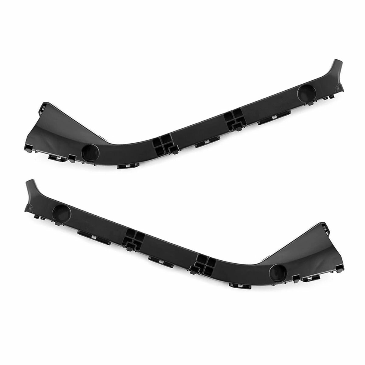Кронштейны заднего бампера Toyota Prius 2004-2009, пара 52575-47011/52576-47011, пластик черный, замена деталей