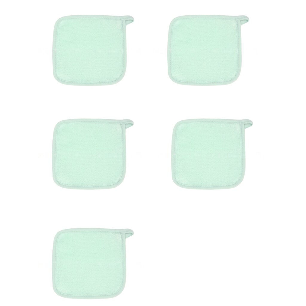 5 Шт Многоразовых Салфеток Для Снятия Макияжа, Мягкие Прокладки Из Полиэфирного Волокна Для Нежной Кожи И Водостойкой Туши