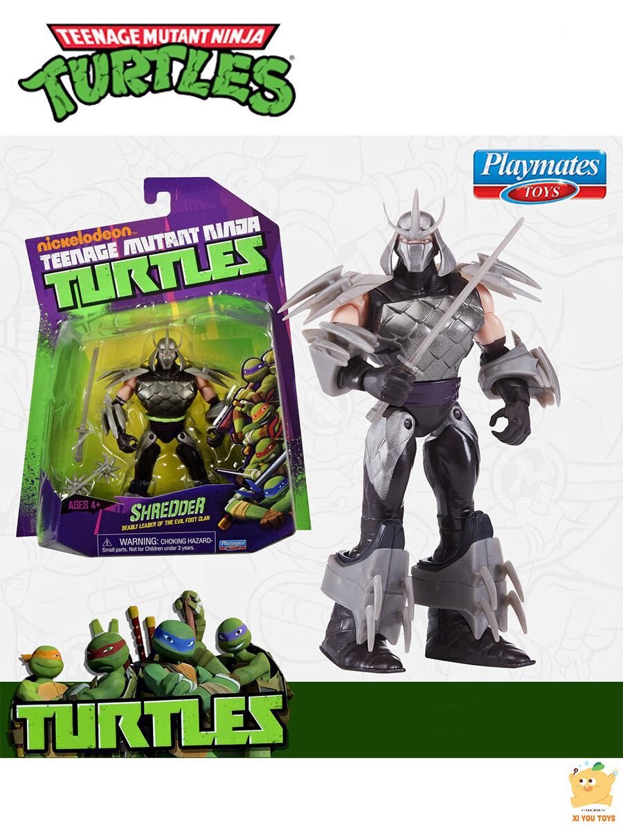 Tales of The TMNT 2012 Movie Classics Shredder / Шарнирная Кукла Черепашки-ниндзя-подростки-мутанты Shredder, Подходящая Для Детей В Возрасте От 4 Лет И Старше.