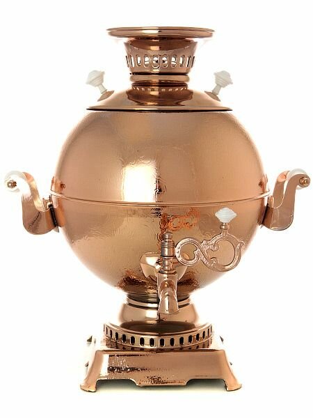 Самовар 5 литров электрический шар под медь