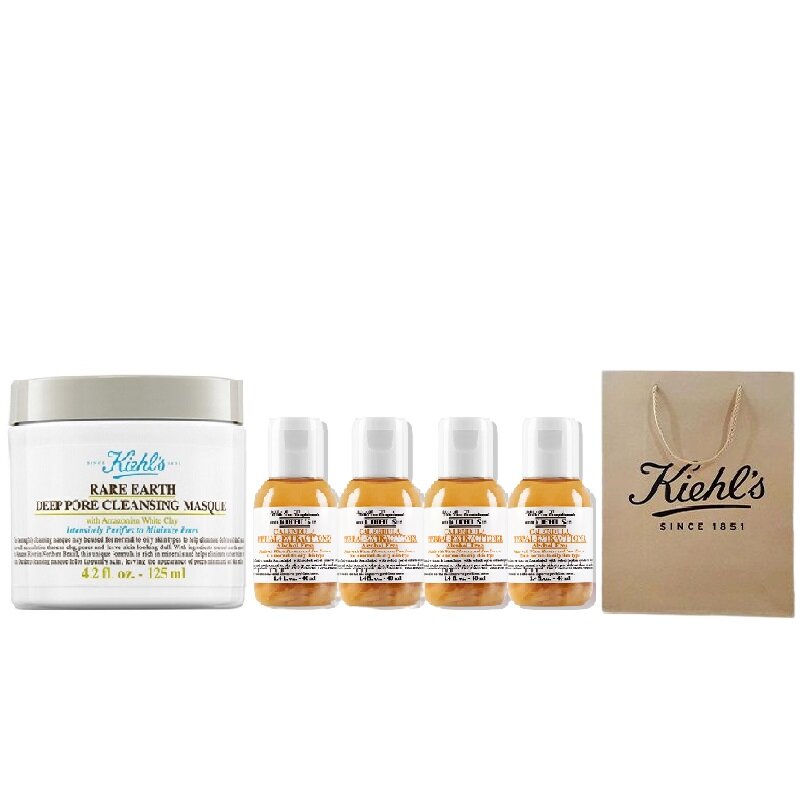 Маска для лица унисекс Kiehl's Rare Earth Deep Pore Cleansing Masque, 125 мл