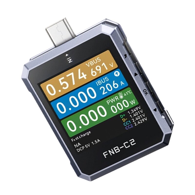 Портативный Тестер Протокола Быстрой Зарядки Type C Детектор Напряжения Тока Для Смартфонов И Ноутбуков Аксессуары Для Мониторинга
