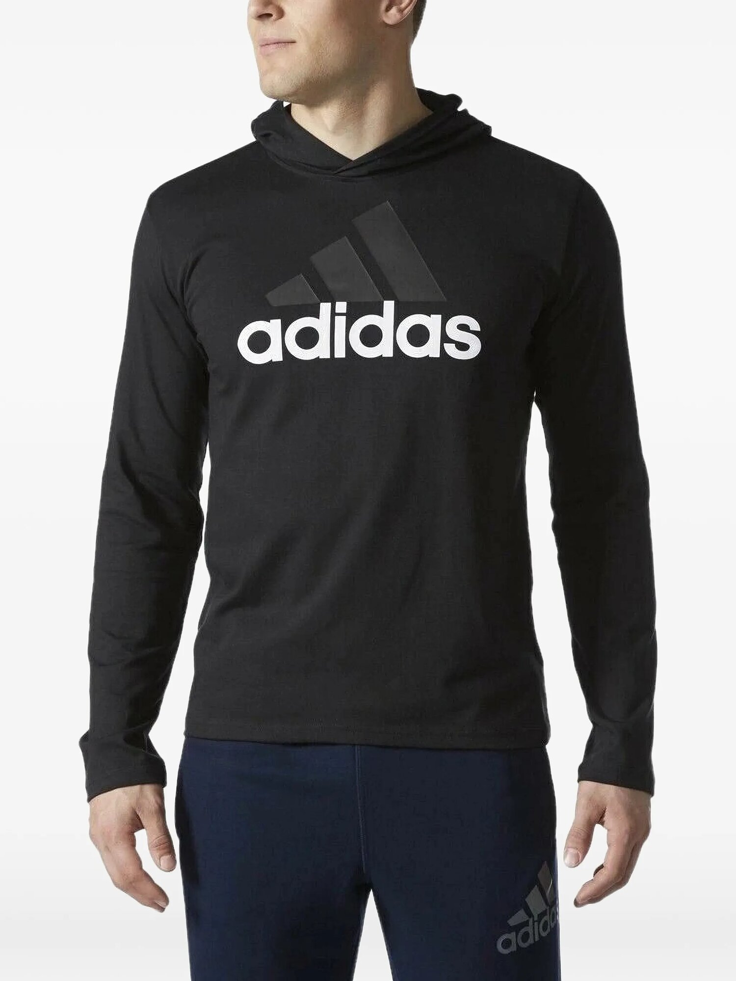 Худи adidas, размер S, , черный