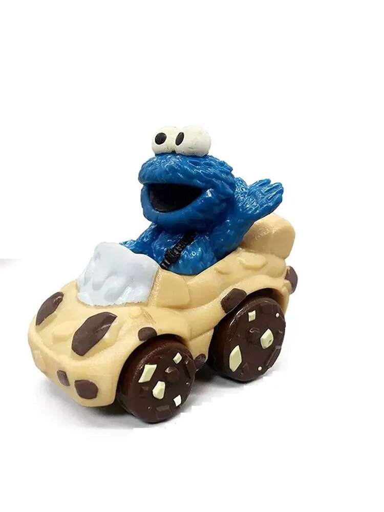Sesame Street Улица Сезам, Печеньице-монстр, милая мультяшная игрушка-раздвижной автомобиль