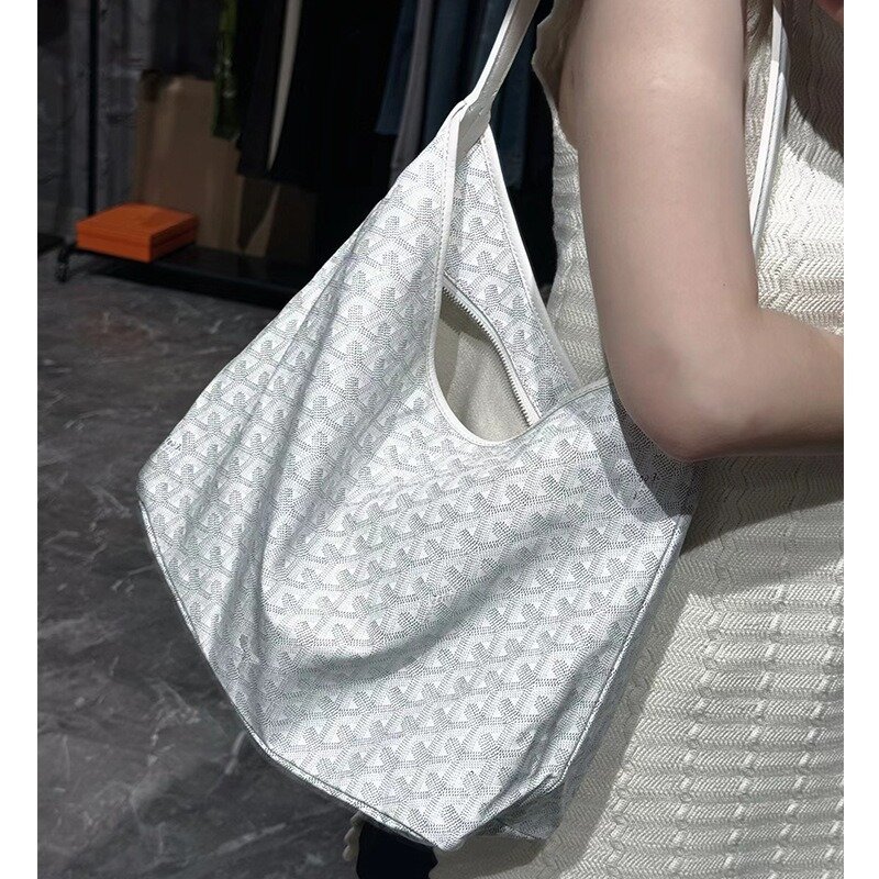 Сумка-хобо Goyard, элитная сумка-тоут, вместительная сумка для покупок, ручная сумка.