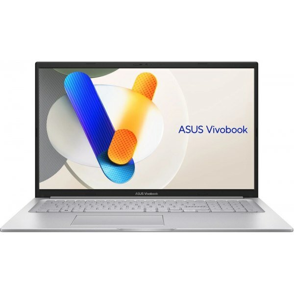 Ноутбук ASUS Vivobook 17 X1704VA-AU1105 17.3", IPS, Intel Core 3 100U 1.2ГГц, 6-ядерный, 16ГБ DDR4, 512ГБ SSD, Intel Graphics, без операционной системы, серебристый (90nb13x1-m00mr0)