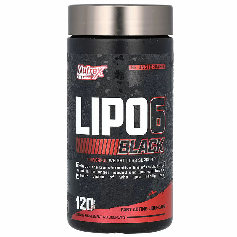 Жиросжигатели Nutrex Lipo-6 Black (120 капс.)