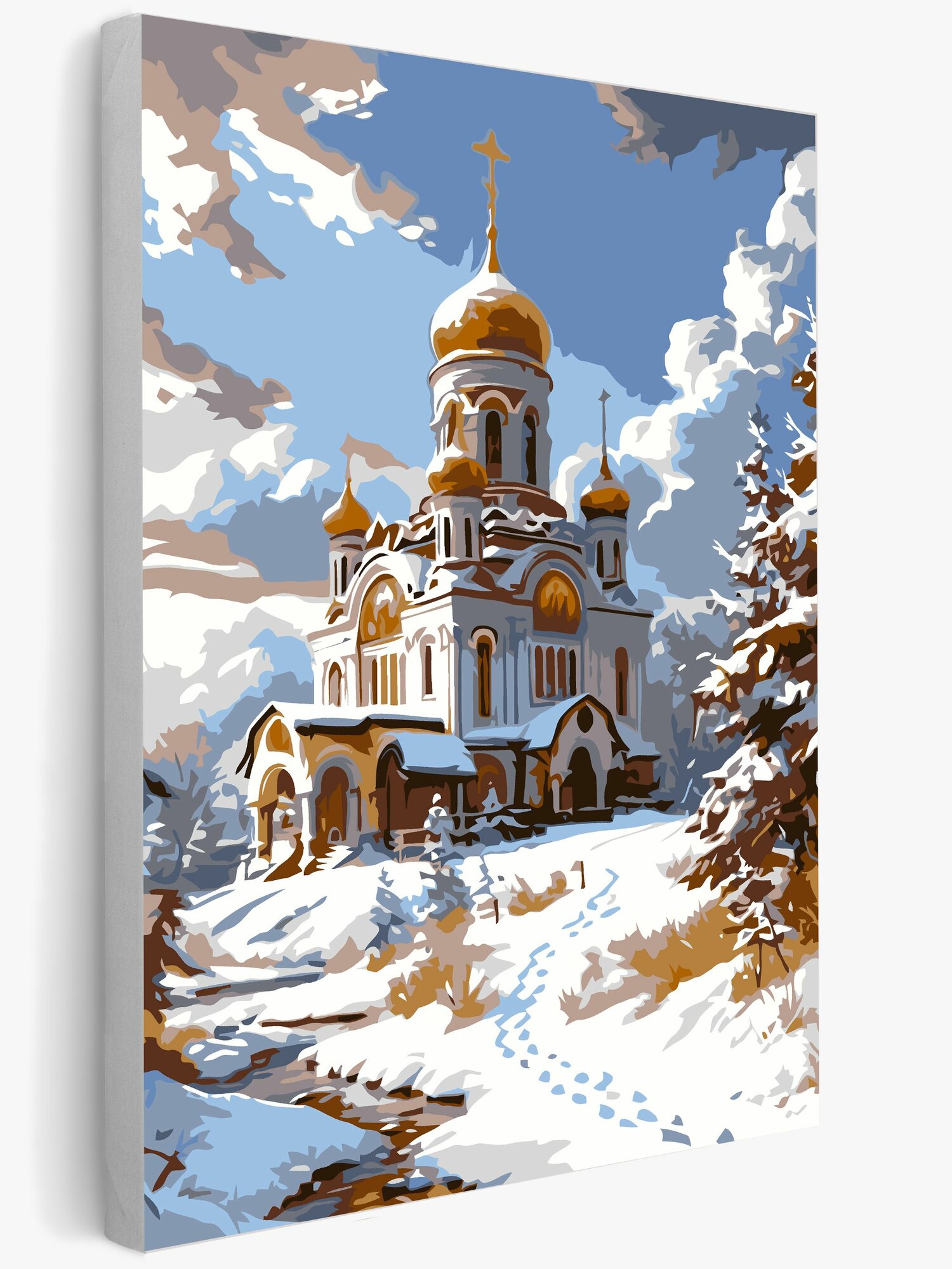 Картина по номерам церковь
