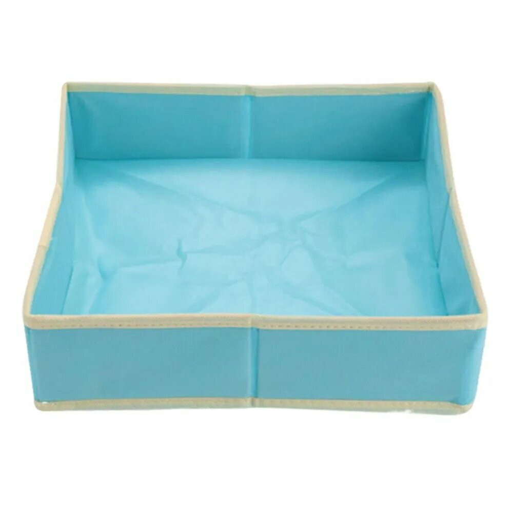 Детский песочница-лоток, большой игровой коврик из нетканого материала, легко чистится, синий, 50x50 см