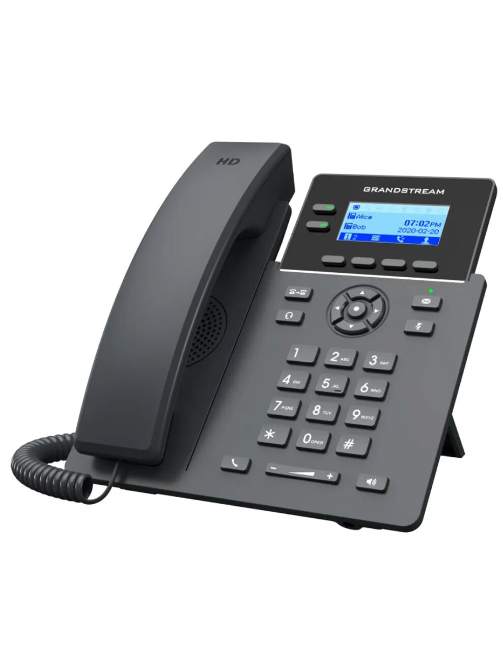 Телефон VoiceIP Grandstream GRP-2602W, 4 SIP-аккаунта, 2 линии