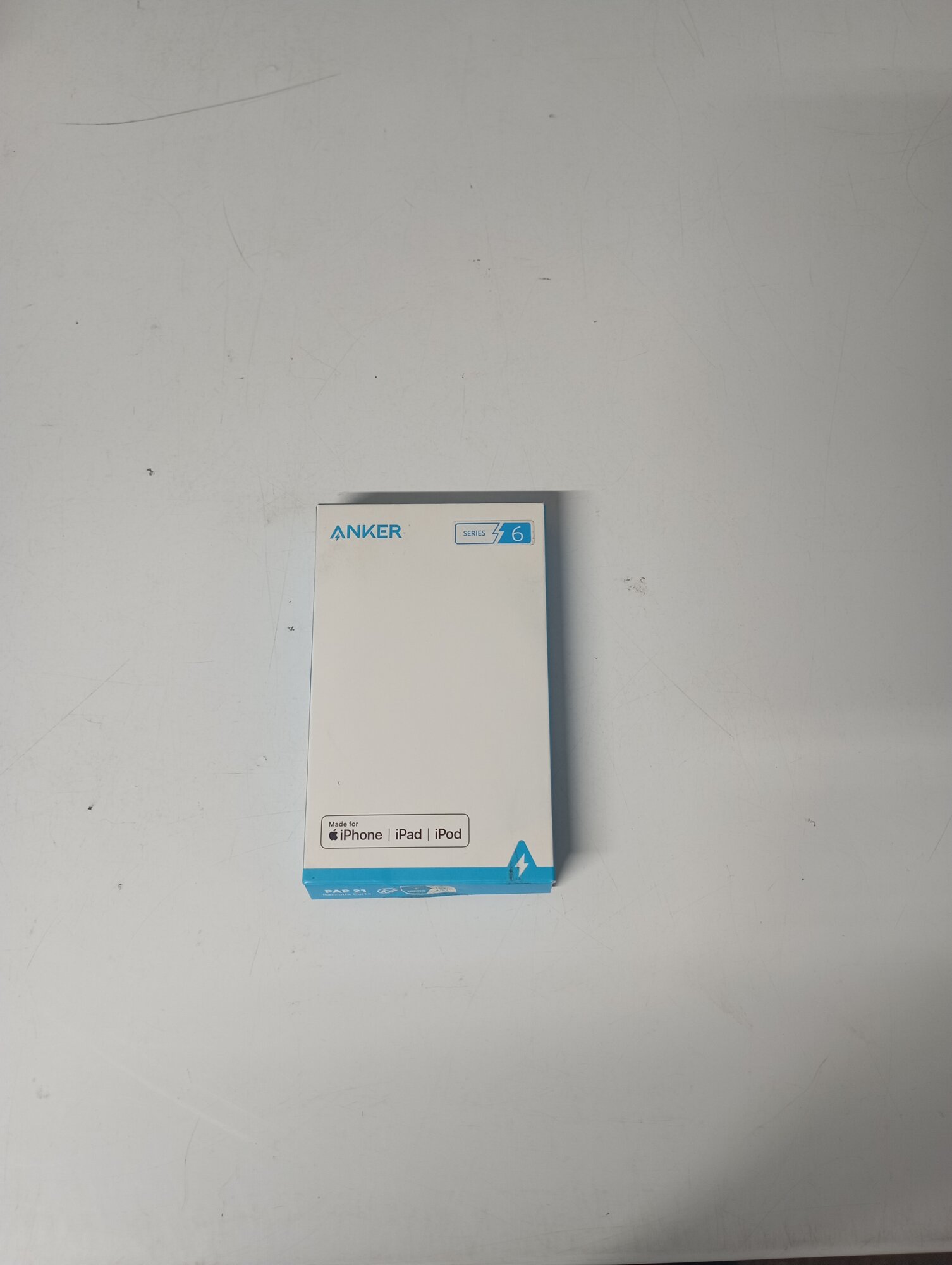 Кабель Anker 641 PowerLine III USB-C to Lightning Cable 1.8m (Flow, Silicone) White (A8663P21)