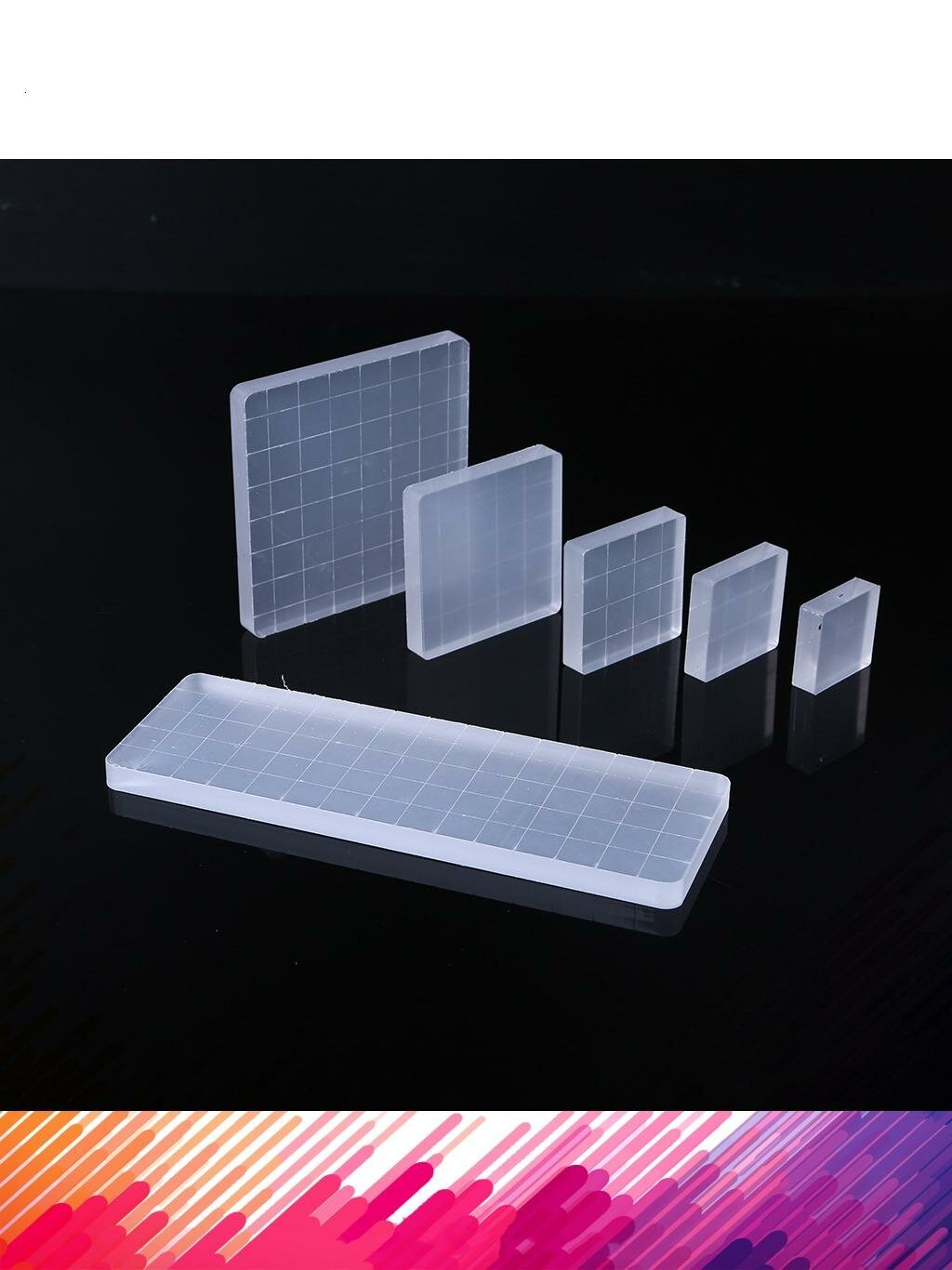 Набор из 6 акриловых штамповых блоков