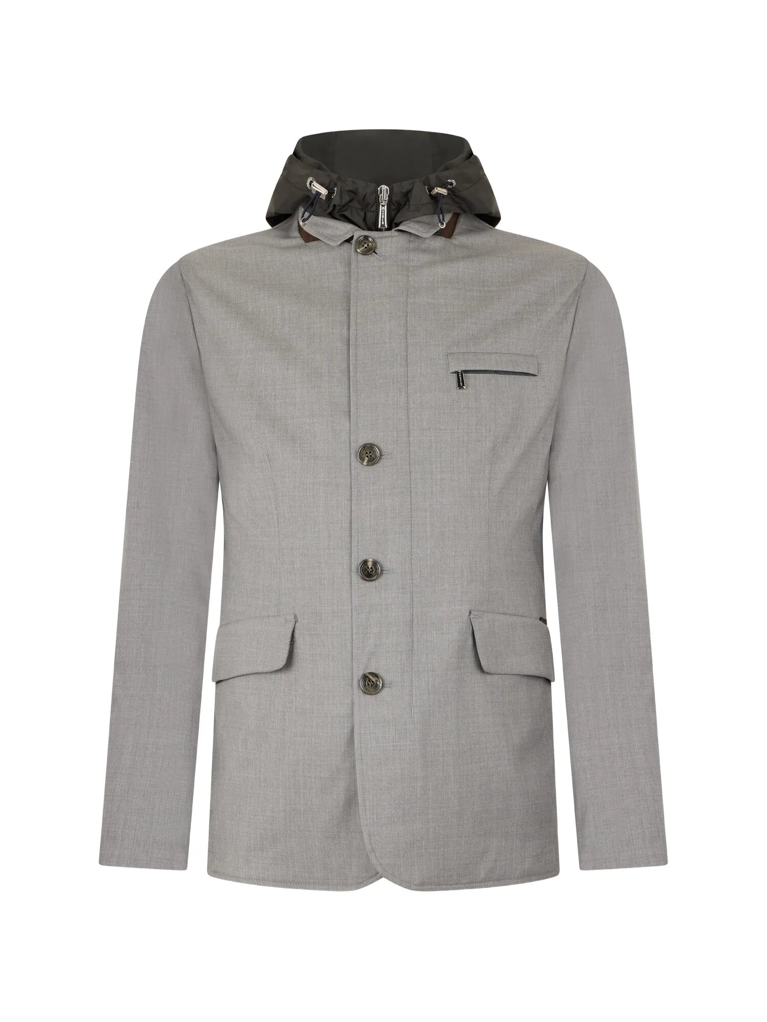 Куртка Hooded button jacket