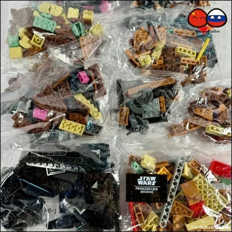Конструктор STAR WARS Принцесса Лея Боуш 703 детали для взрослых 18+ — фото 1