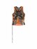 Топ Ottolinger Printed tie-detail top, размер XS, orange