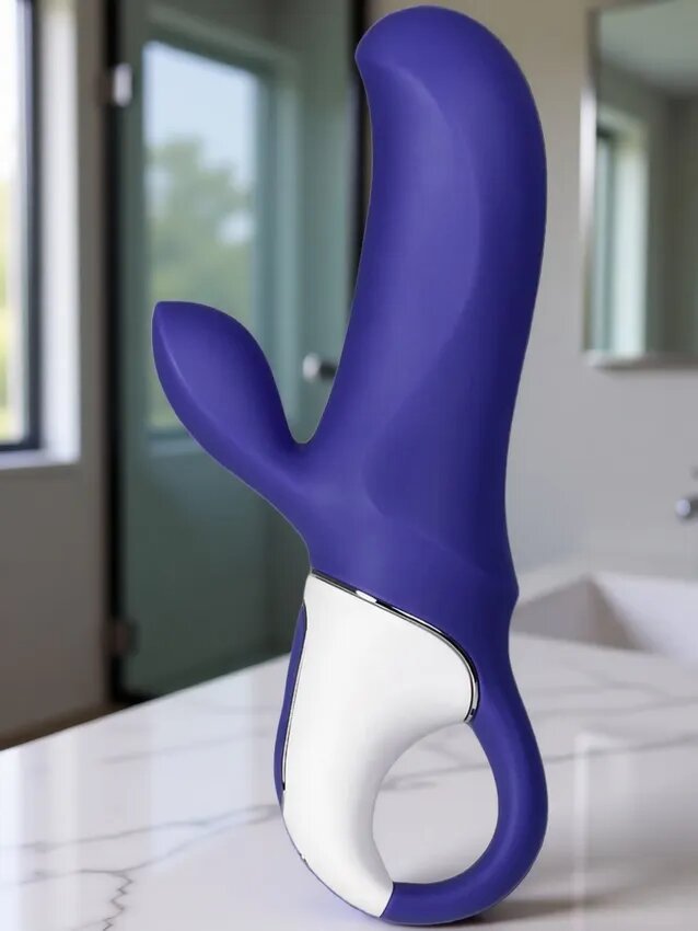 Вибратор Satisfyer, с клиторальной стимуляцией, фиолетовый, силикон