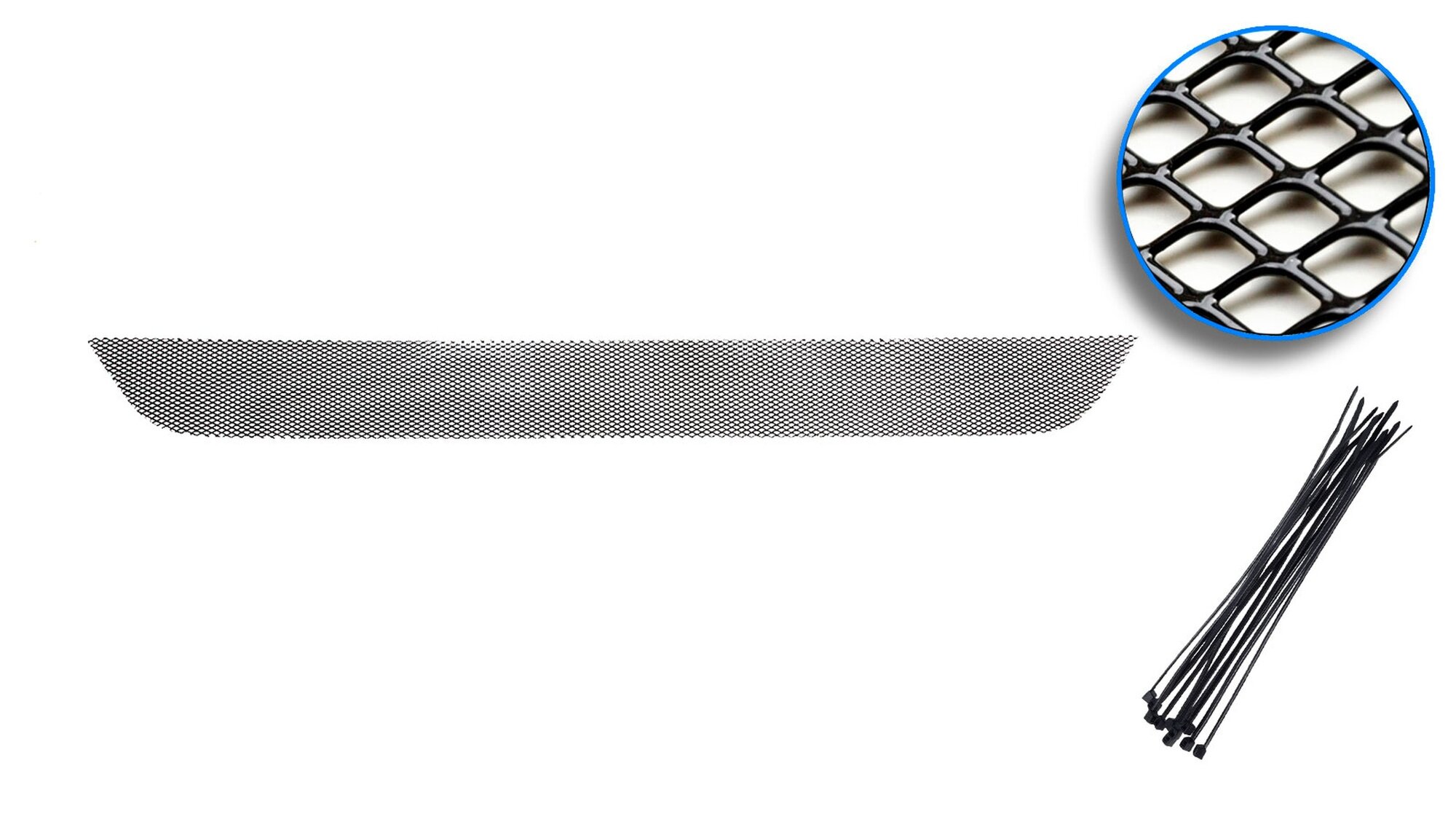 Защитная сетка радиатора для VOLKSWAGEN GOLF 2016-2019 (VII рестайлинг), низ, 1шт