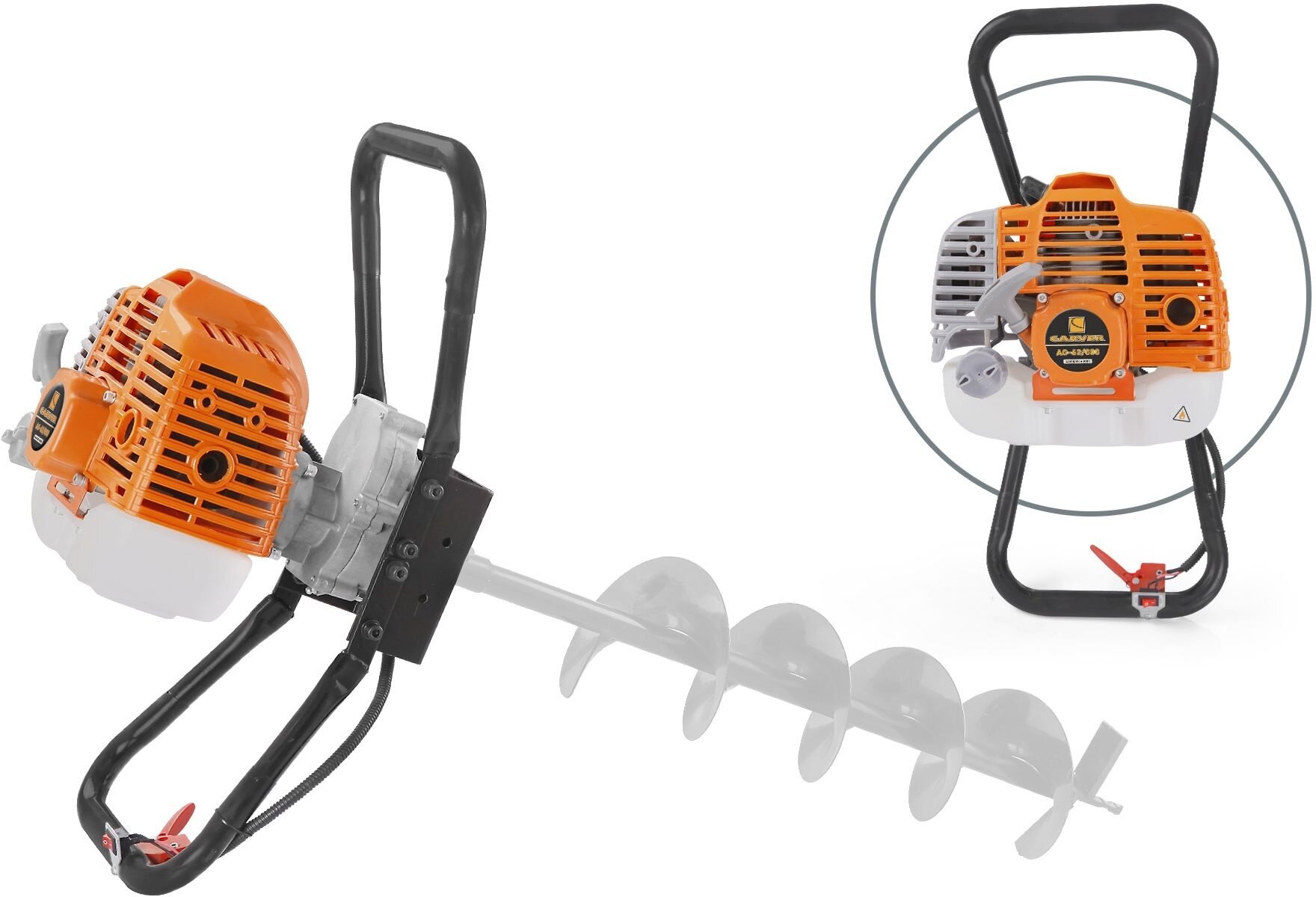 Мотобур CARVER AG-62/000 без шнека