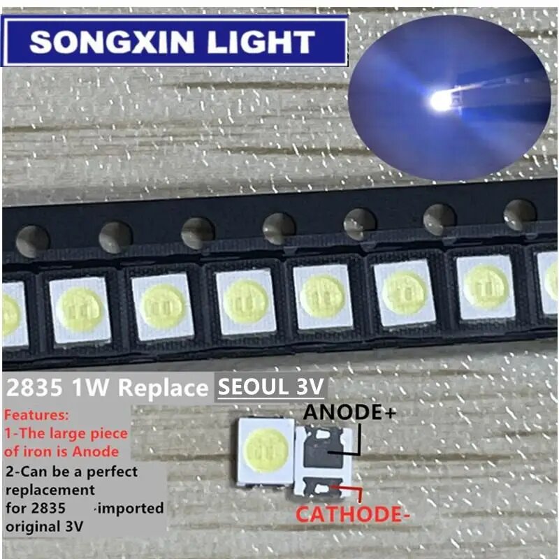 Светодиодная лента SONGXIN LIGHT 2835 1W холодного белого цвета