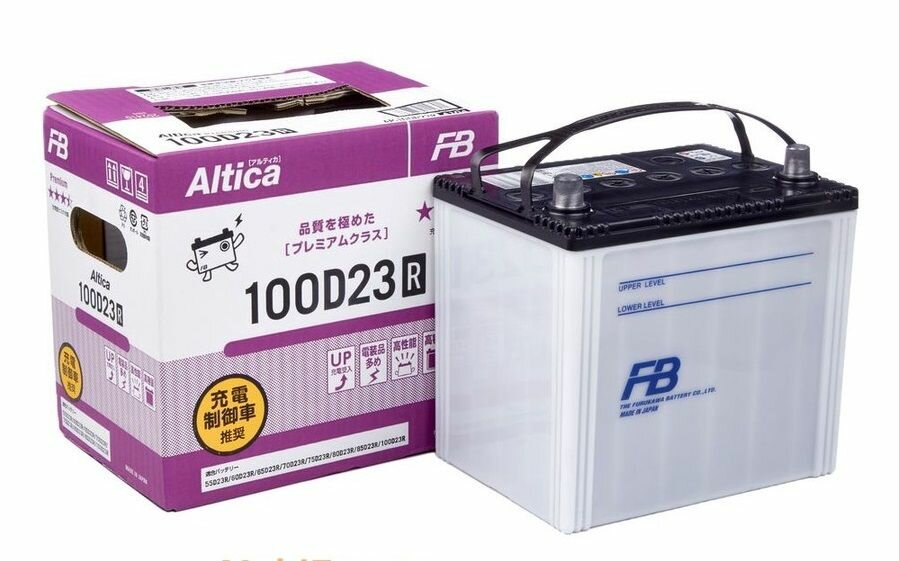 Аккумулятор FB Altica Premium 100D23R 75 А. ч 700A (230x175x225) прям. пол.