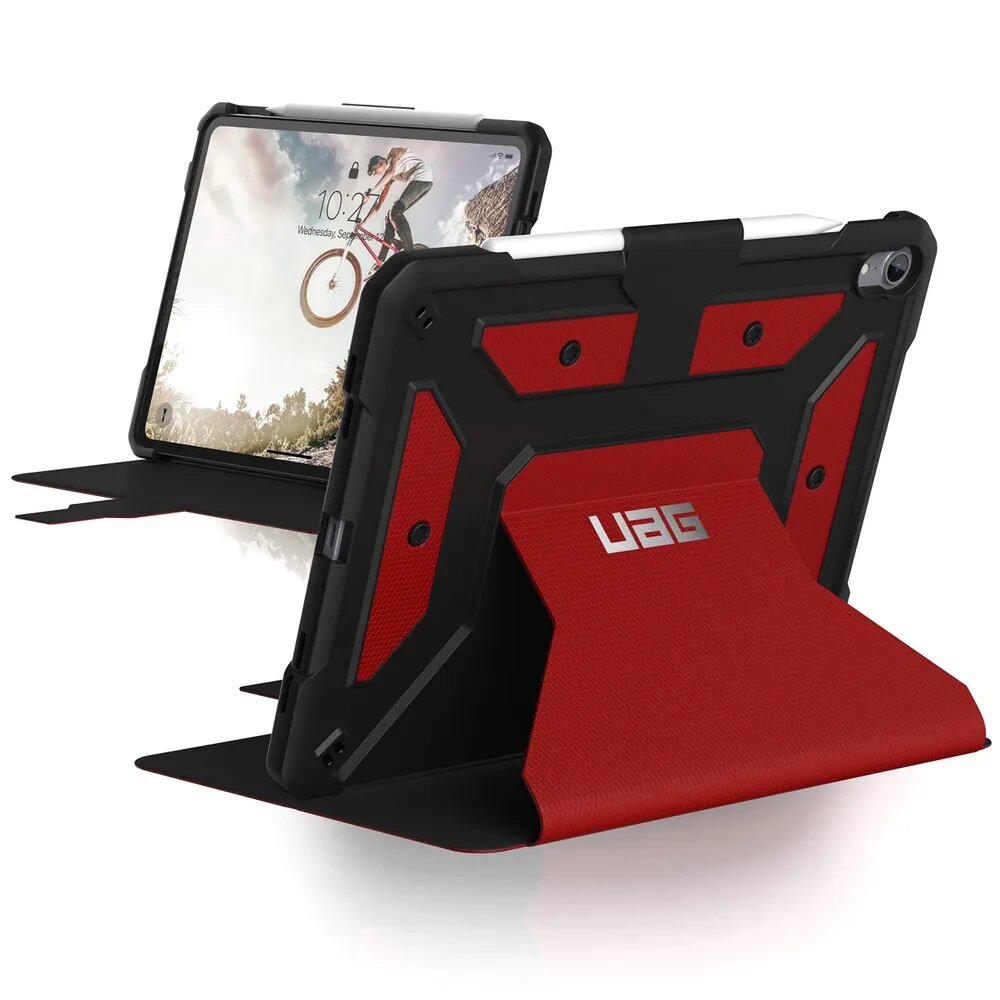 UAG Чехол для iPad mini 2-5 (2014-2019), черный, военный стандарт MIL-STD, магнитная крышка, защита от падений