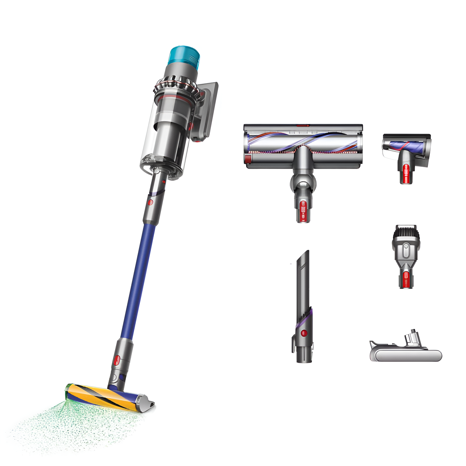Пылесос Dyson Gen5 Outsize SV24, Nickel/Blue, (Никель/Синий)
