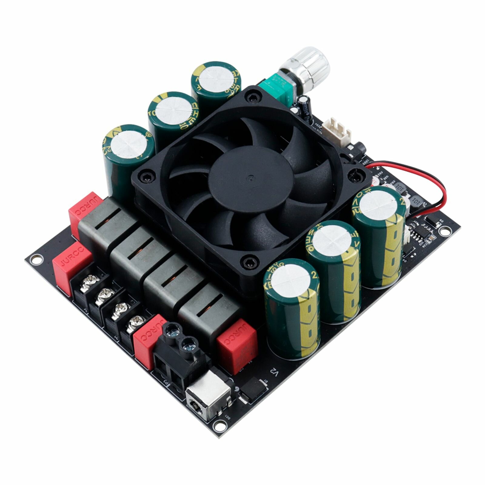 Стерео усилитель ZK-6002, 1200W пиковая мощность с системой охлаждения