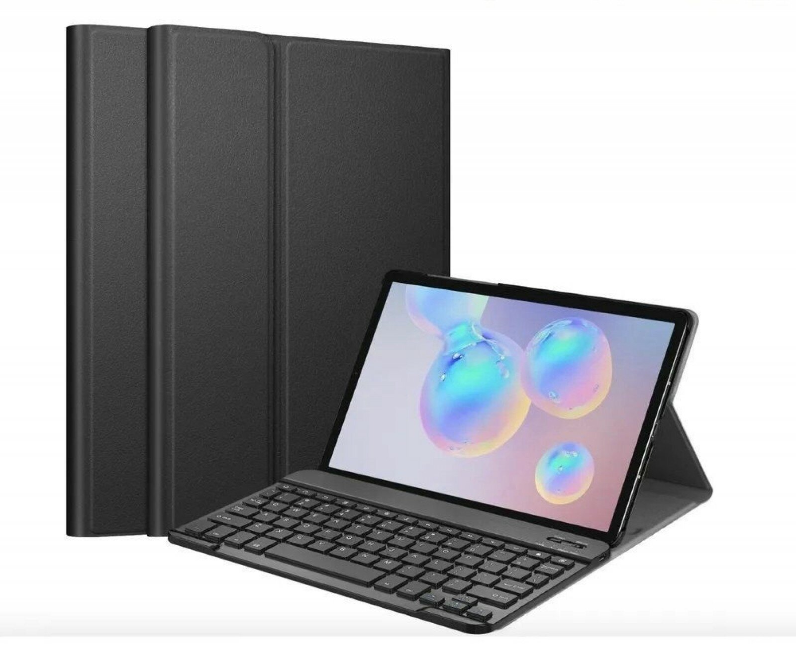 Клавиатура MyPads для Samsung Galaxy Tab S6 10.5 съемная Bluetooth с кожаным чехлом