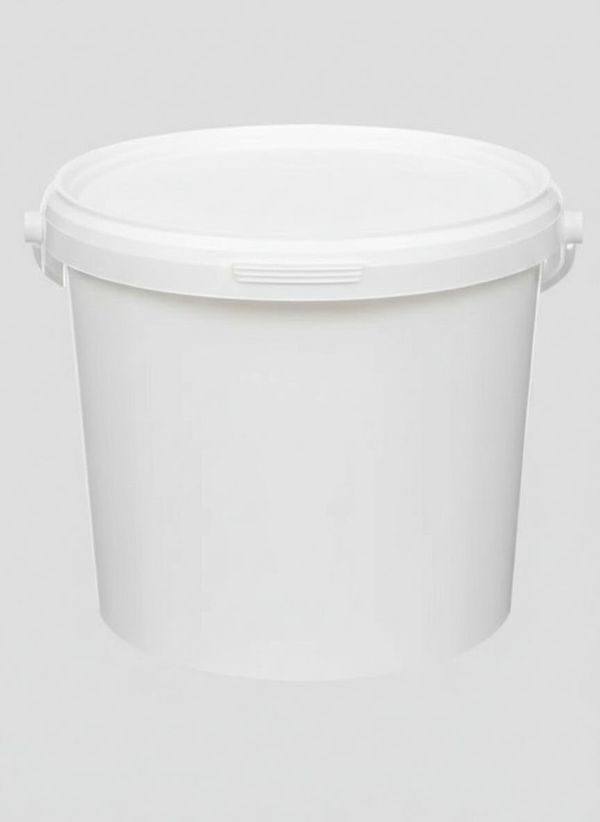 Краска фасадная белая матовая воднодисперсионная 13 кг Русские Узоры