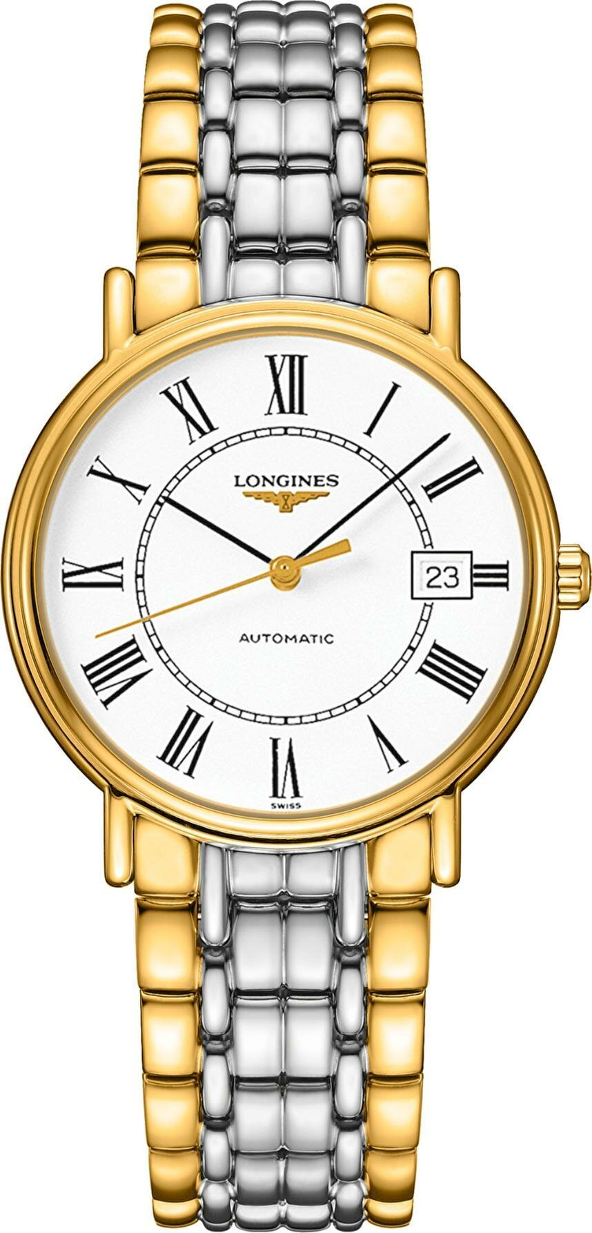 Наручные часы LONGINES, серебряный — фото 1