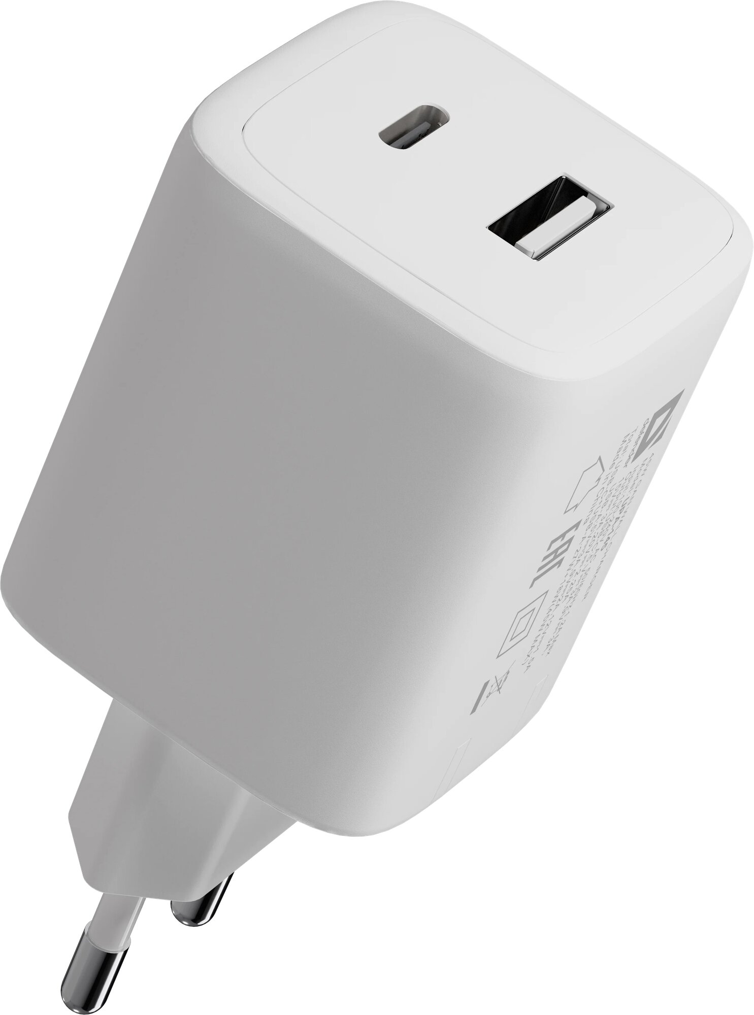 Зарядное устройство для телефона UPA-145 45W, USB A+C, белый