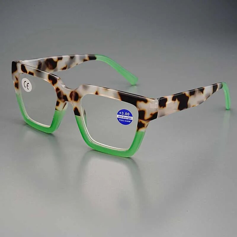 Двухцветные очки Kaleidoscope Glasses 826XWU-LHJ8113 Green, +250