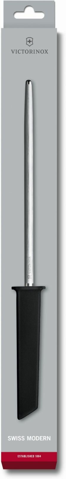 Мусат для ножей VICTORINOX Swiss Modern черный, упаковка европодвес (7,8306)