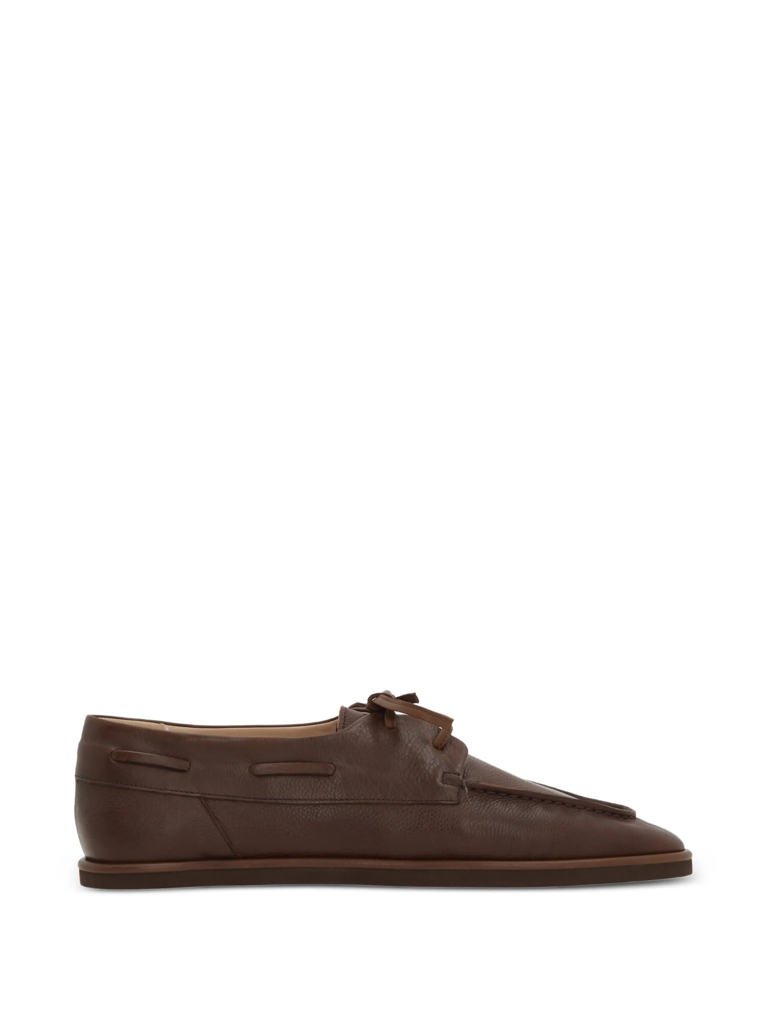 Лоферы Lace-up leather loafers